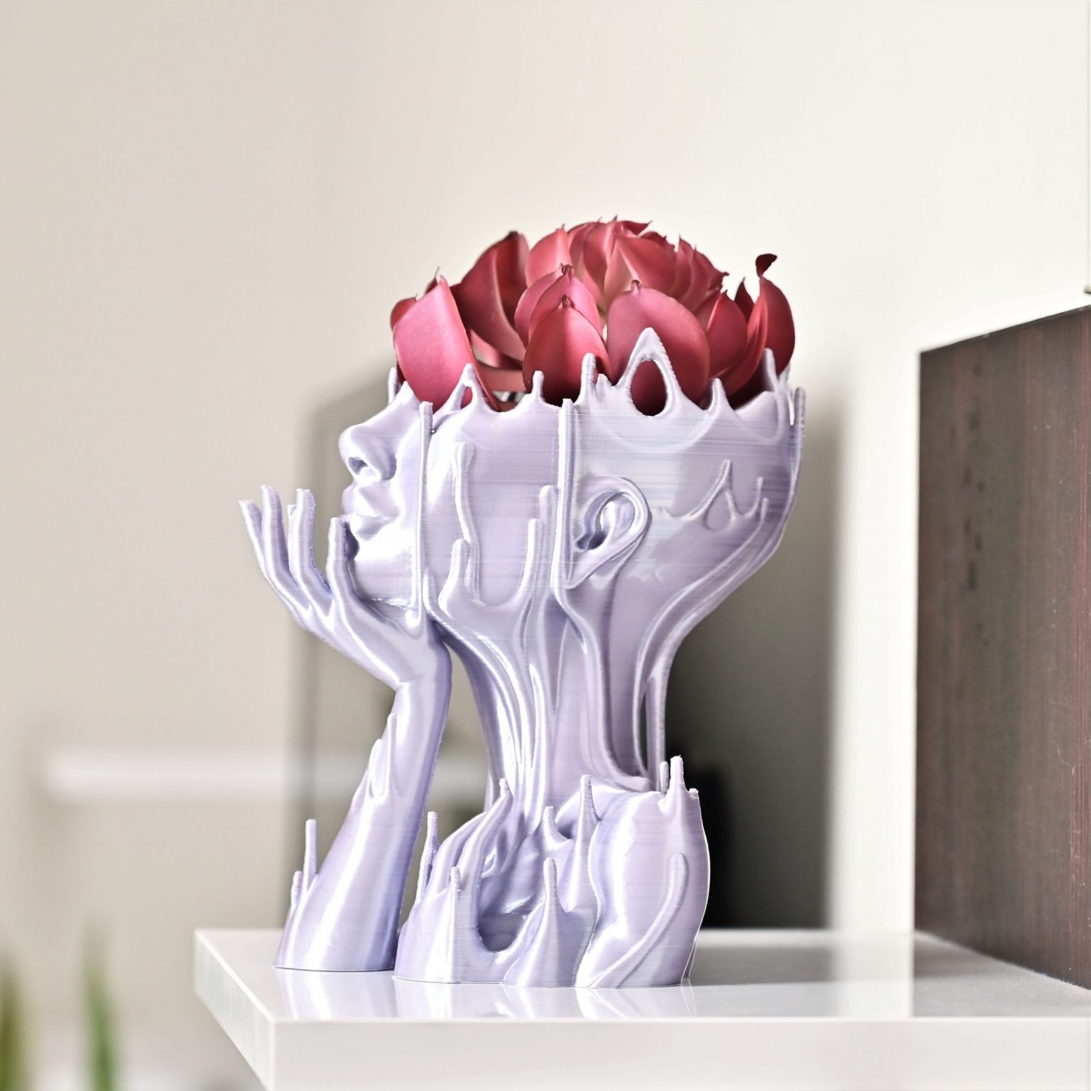 Melted Girl Planter - Royal Art